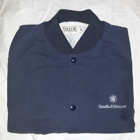 Taylor | Jackets & Coats | Smith Wesson Embroidered Windbreaker Bomber ...